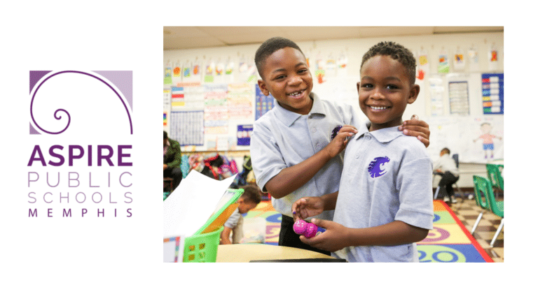 Aspire Memphis NEW Logo Hero Two Boys – Aspire Public Schools