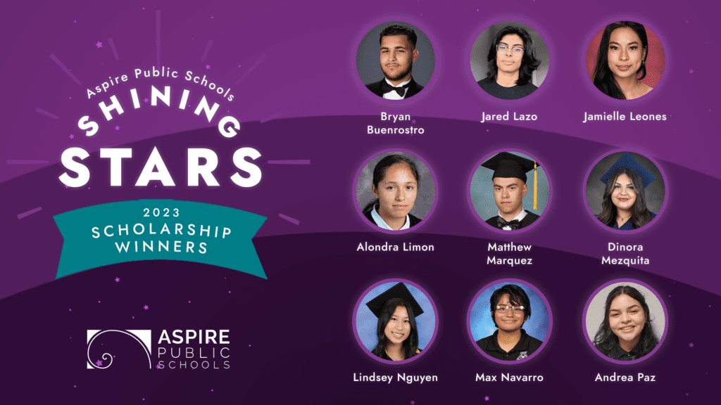 Introducing Aspire’s 2023 Shining Stars Winners! – Aspire Public Schools