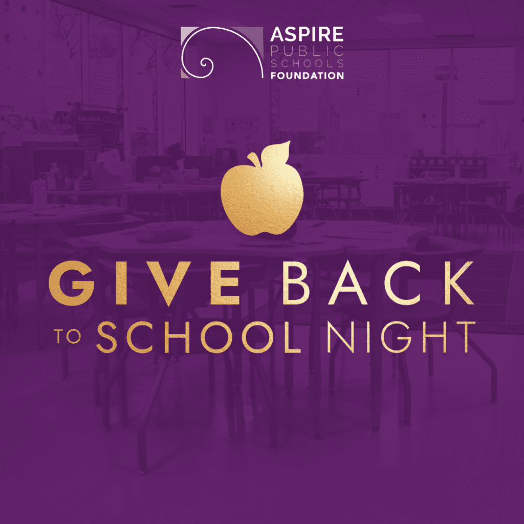 Aspire Foundation’s ‘Give Back to School Night’ Fundraiser Raises Over ...
